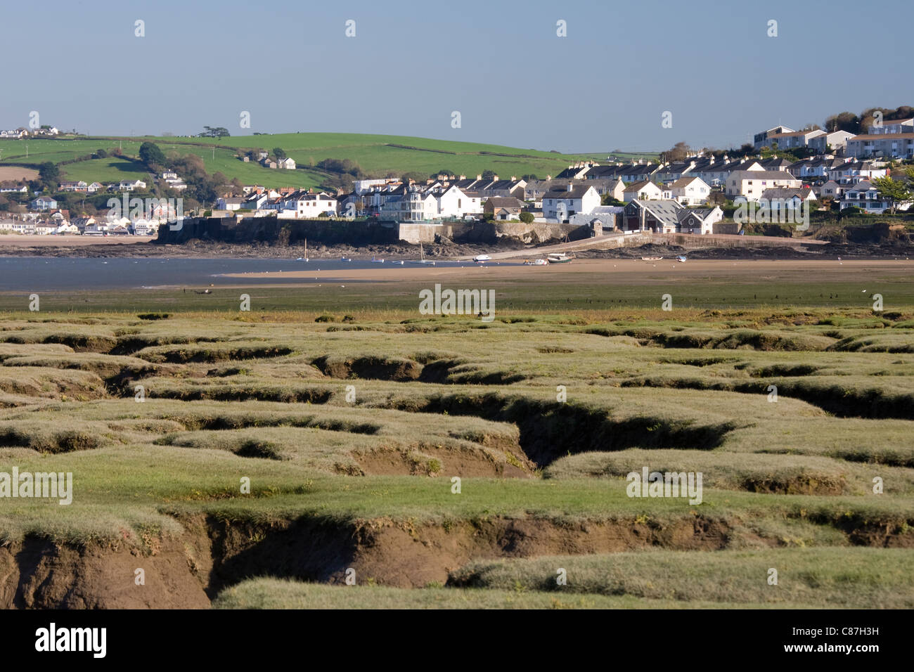 Appledore, North Devon from Northam Burrows Stock Photo - Alamy