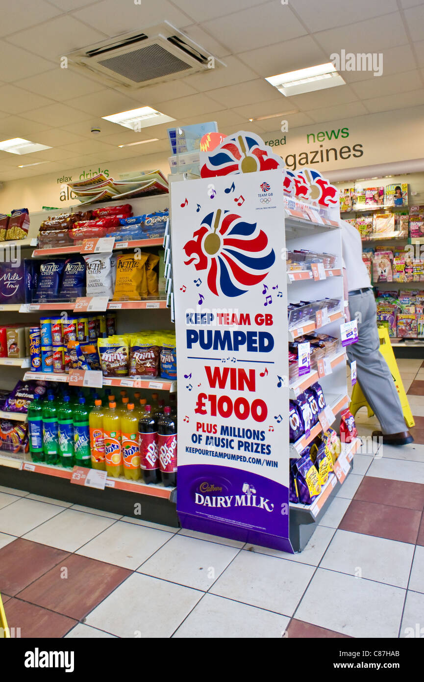 London Olympic promotion material from Cadbury's in the UK, October ...