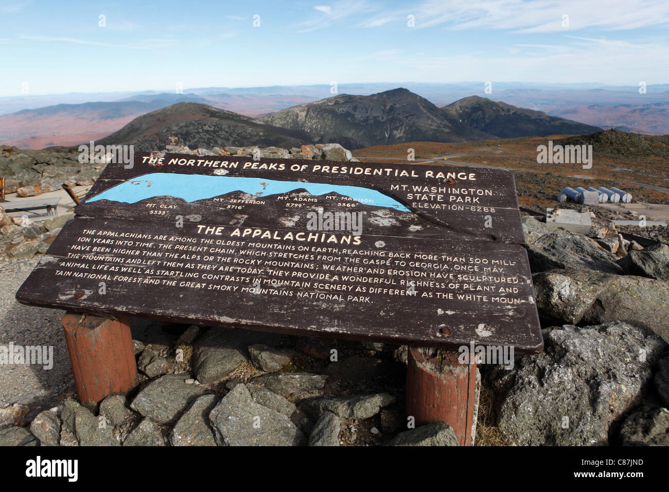Summit Sign On Summit Mount Stock Photos & Summit Sign On Summit Mount ...