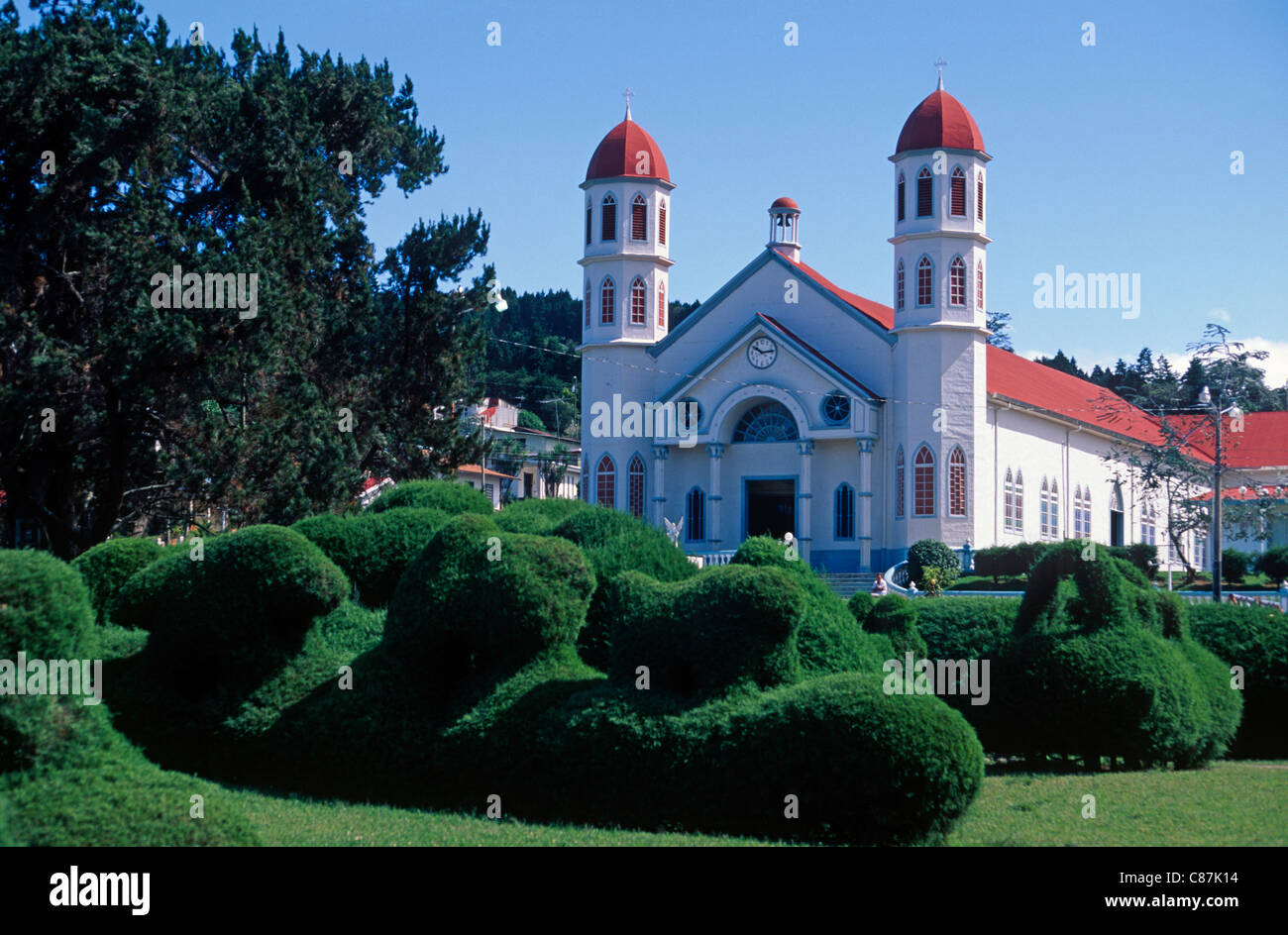 Iglesia de San Rafael in Zarcero Stock Photo - Alamy