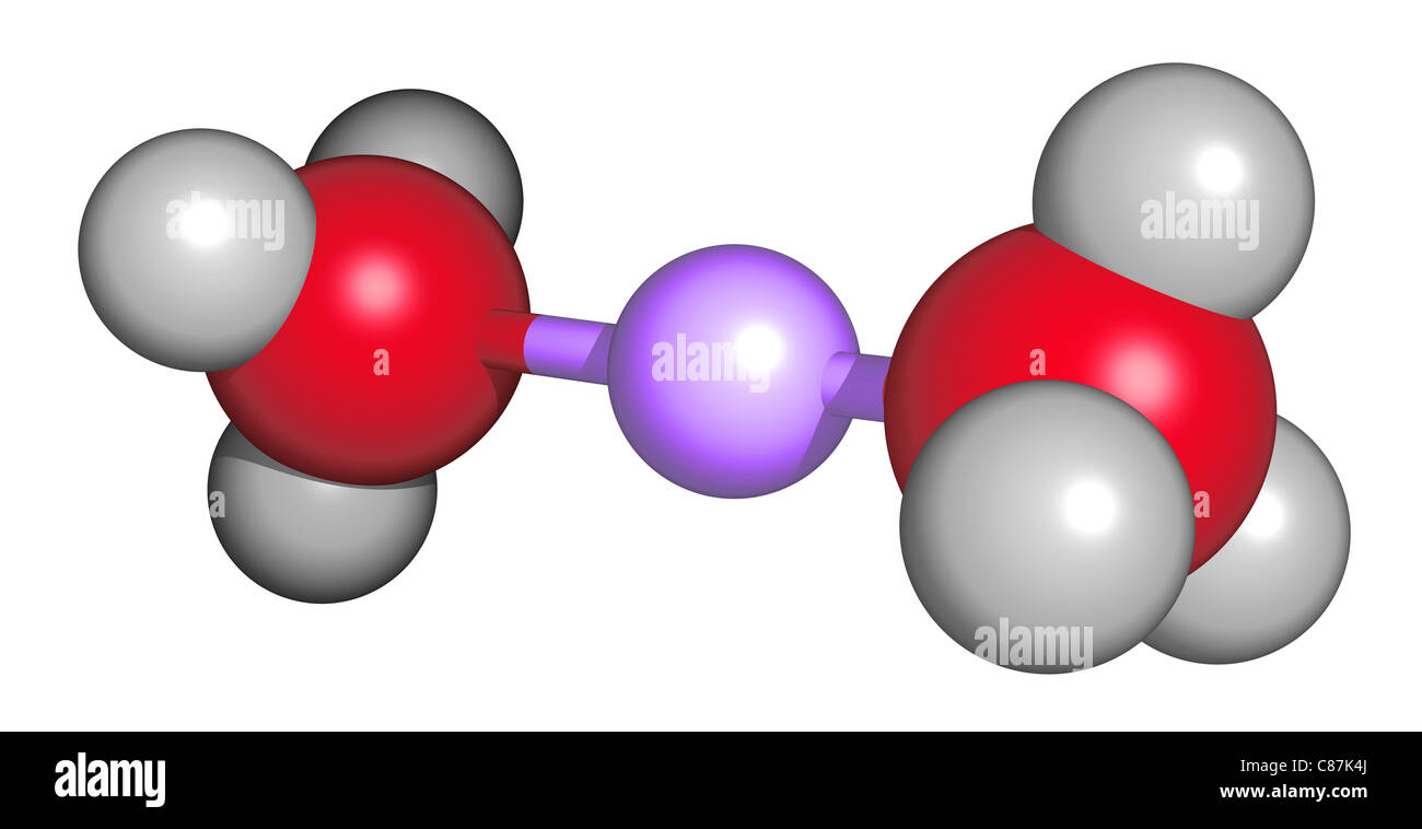 Dimethylmercury Molecule Hg(Ch3)2 Stock Photo - Alamy