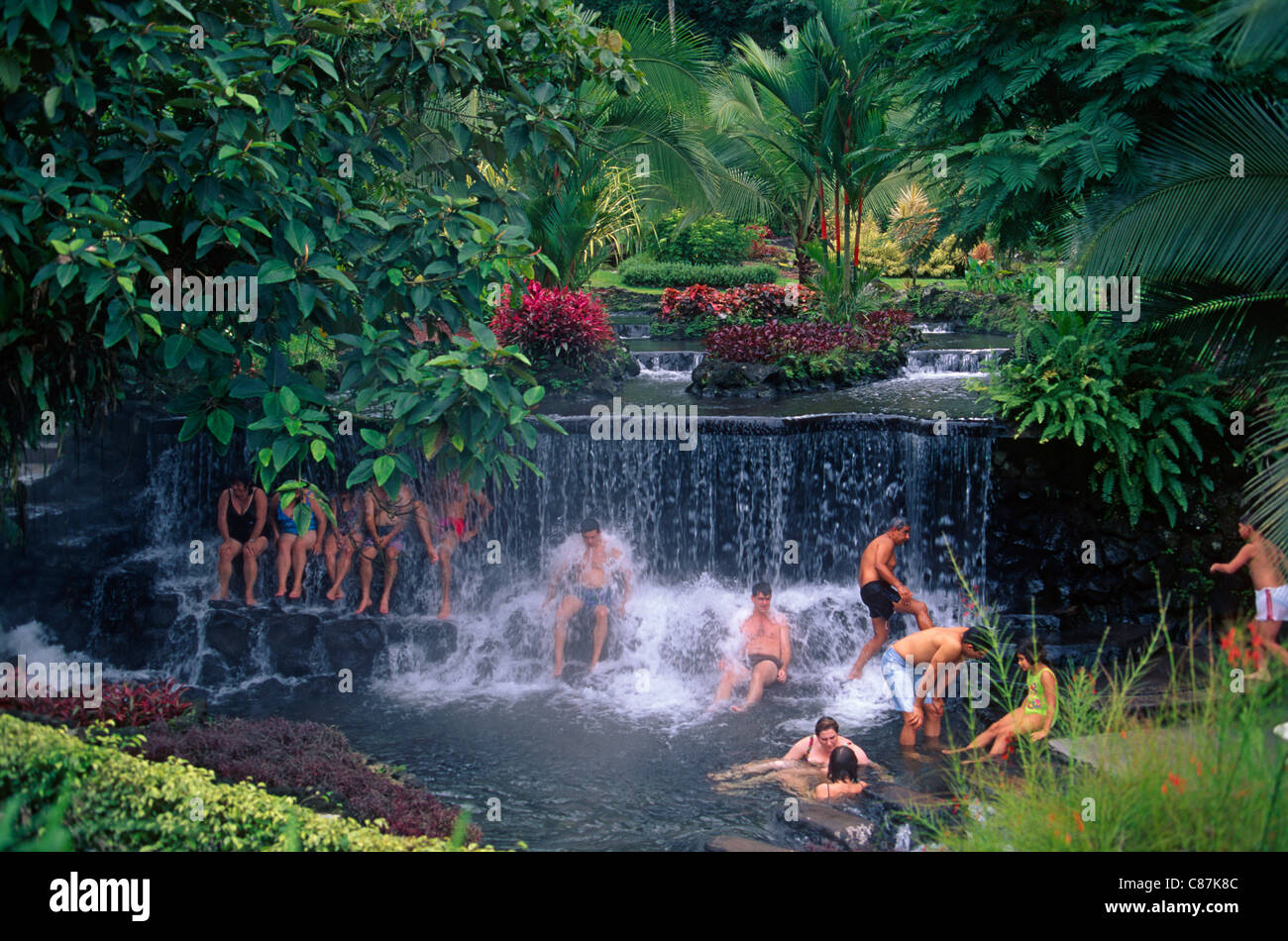 Tabacon Spa near Volcano Arenal Stock Photo - Alamy