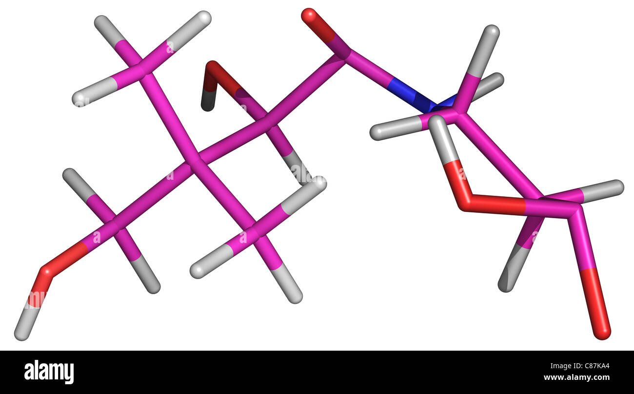 Vitamin b5 pantothenic acid molecule hi-res stock photography and ...