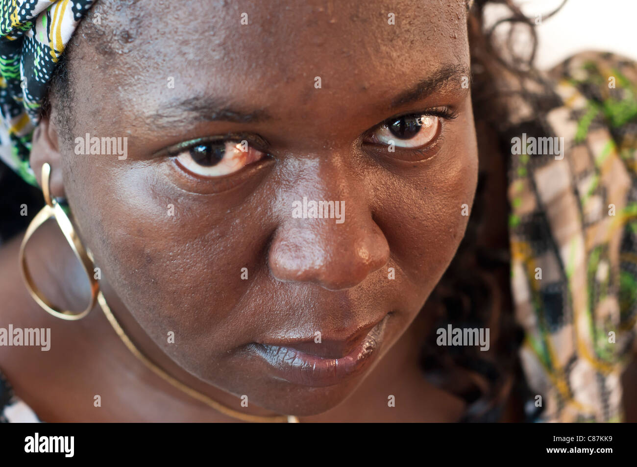 Beautiful African woman portrait Stock Photo - Alamy Beautiful African woman portrait Stock Photo - Alamy