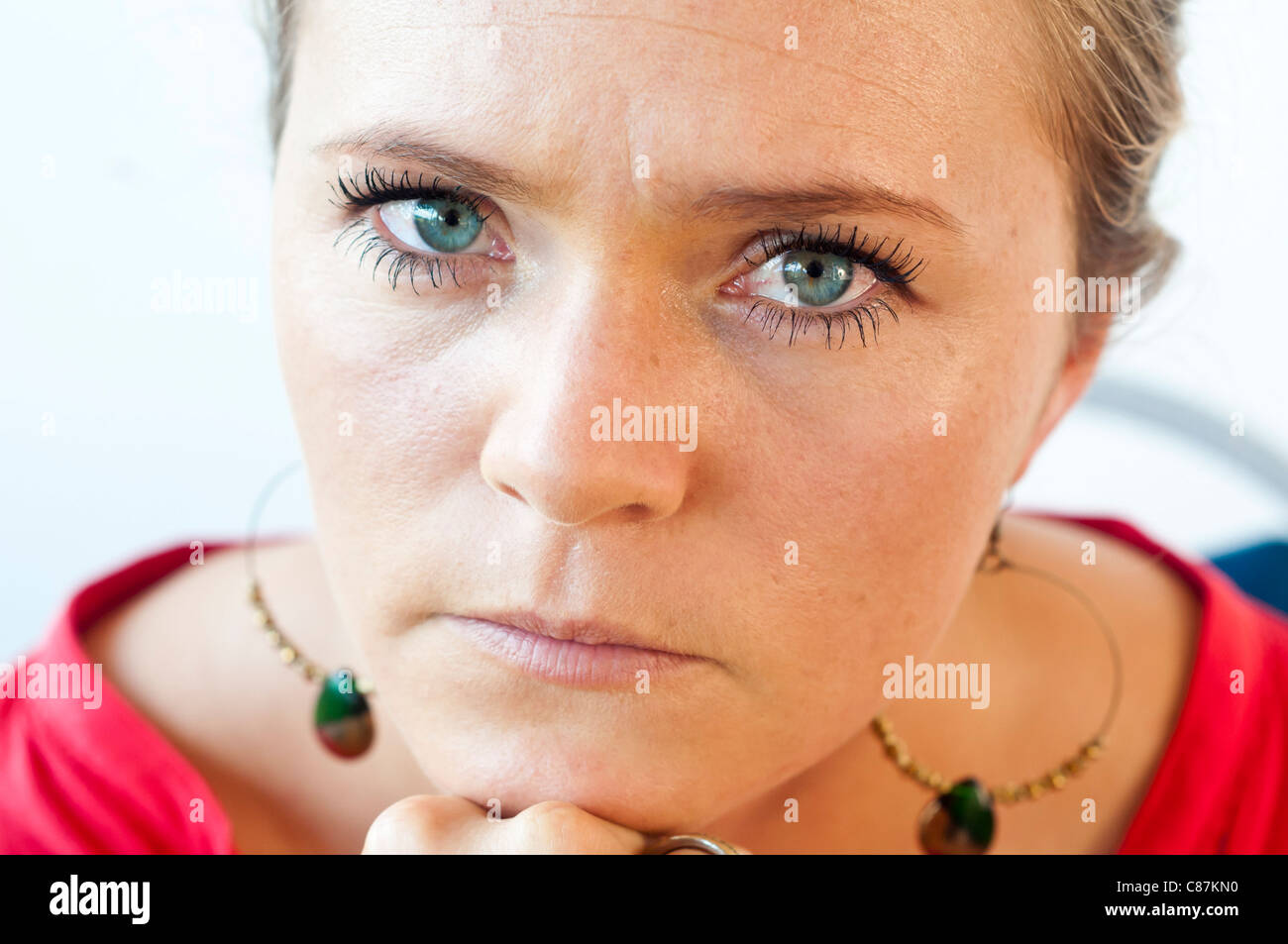 Person facing camera face cut out hi-res stock photography and images ...