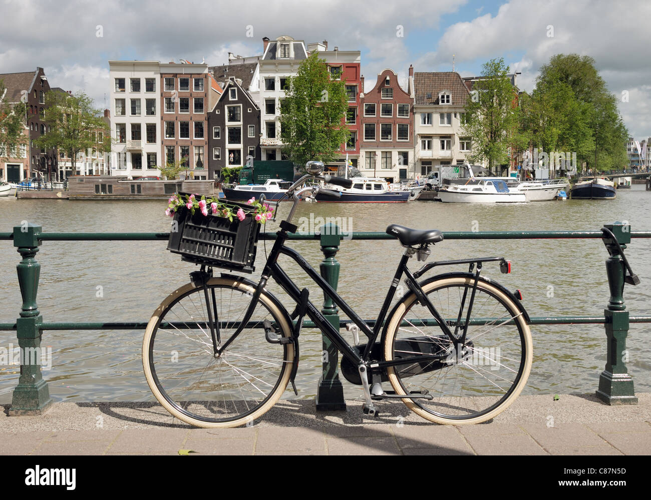 A typical transport in Amsterdam, Holland Stock Photo - Alamy