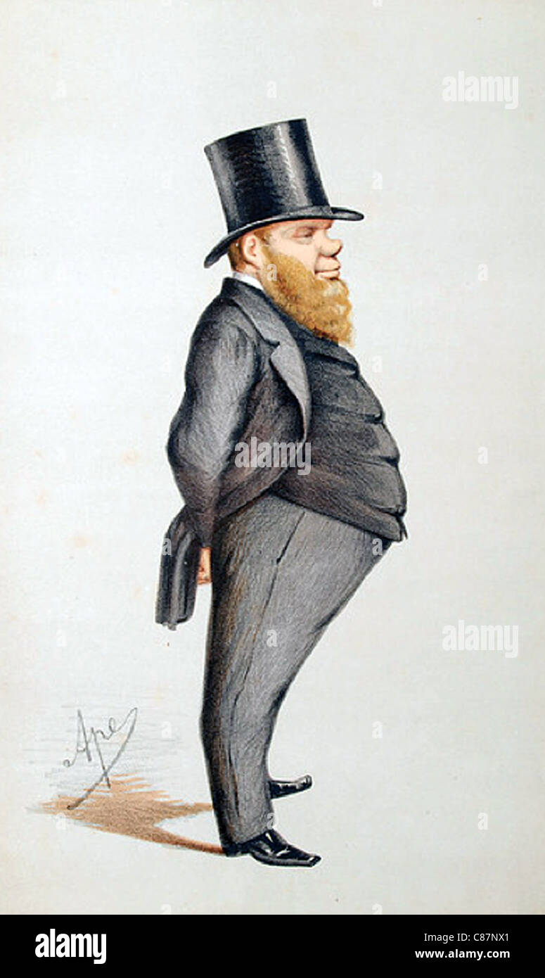RICHARD DOWSE (1824-1890) Irish barrister and MP as caricatured in ...