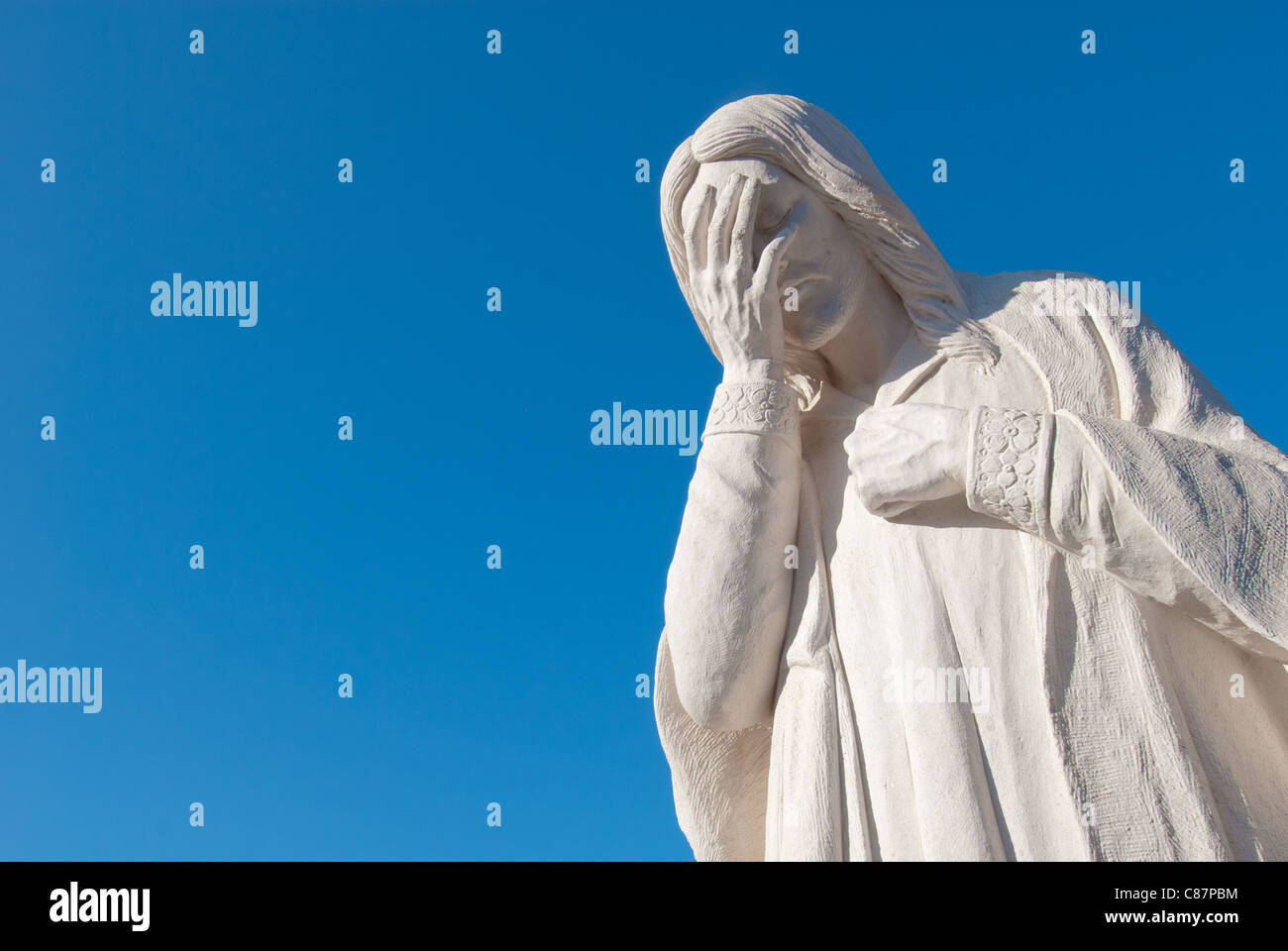 "And Jesus Wept" sculpture stands across from Oklahoma City National ...