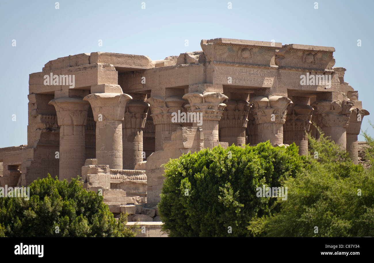 The Temple of Haroeris and Sobek at Kom Ombo in the Nile Valley, Upper ...