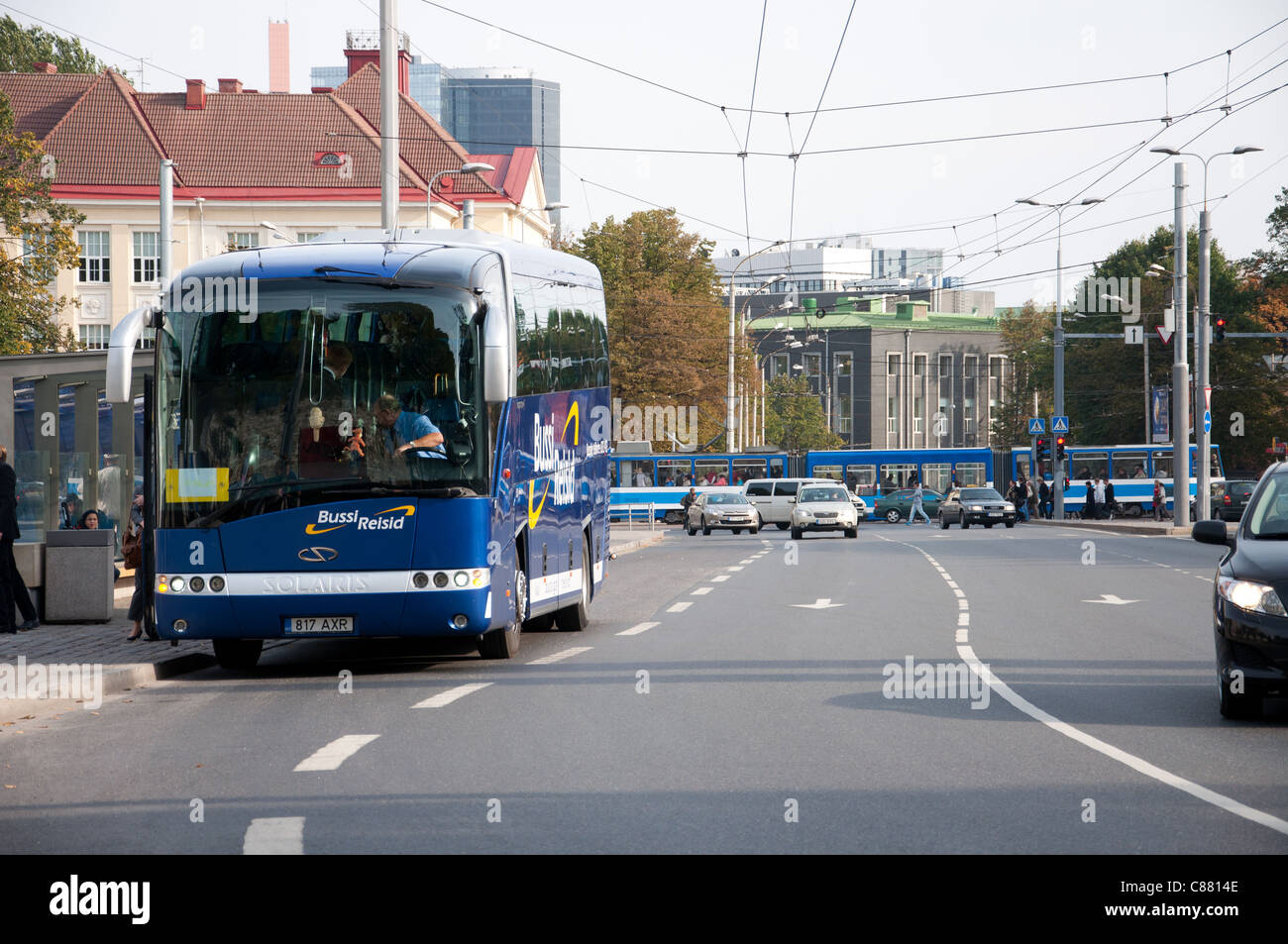 Tallinn city bus hi-res stock photography and images - Alamy