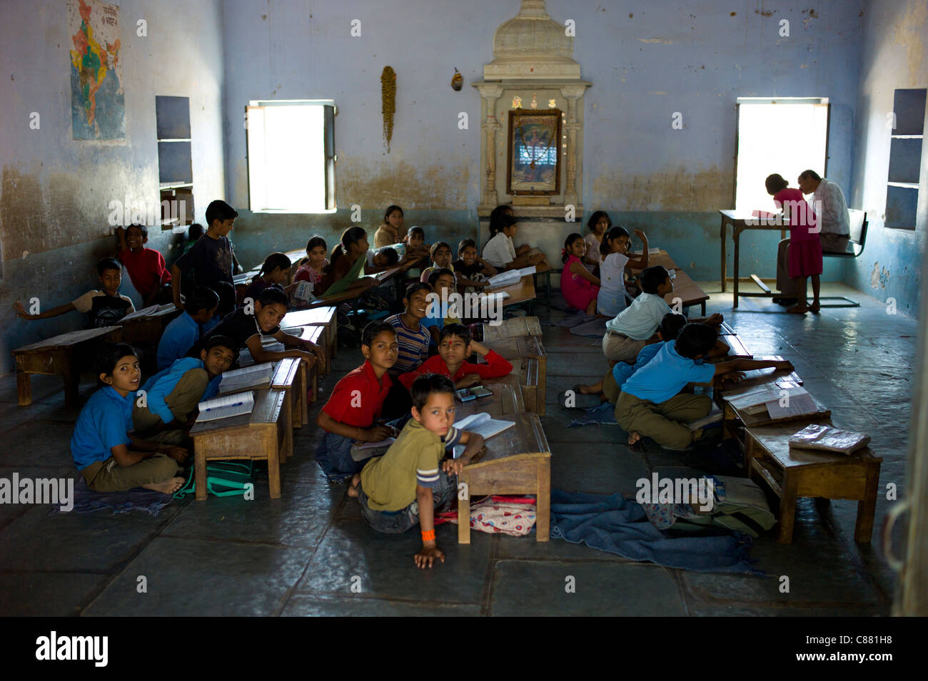 Indian girls in school uniform High Resolution Stock Photography and ...