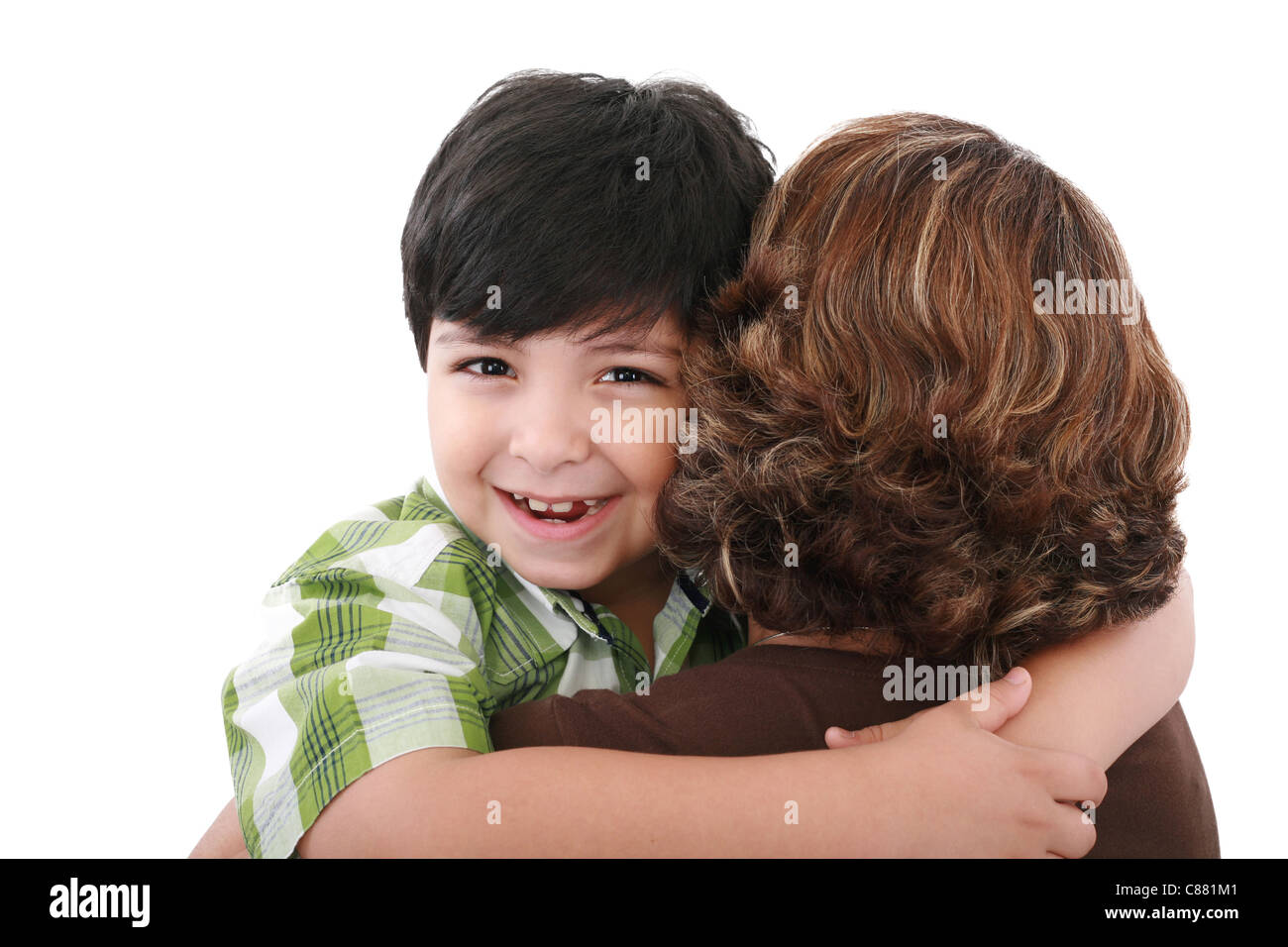 portrait of mother and son on Mother's Day Stock Photo - Alamy