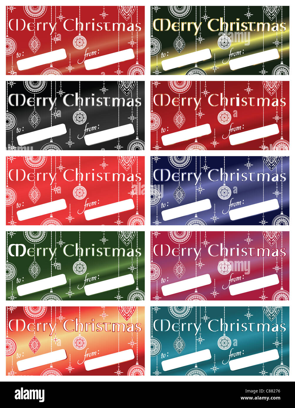 Christmas gift tags hi-res stock photography and images - Alamy