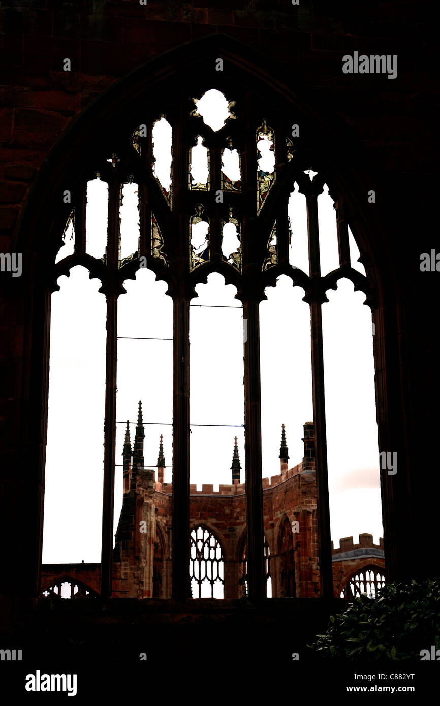 Coventry cathedral window hi-res stock photography and images - Alamy