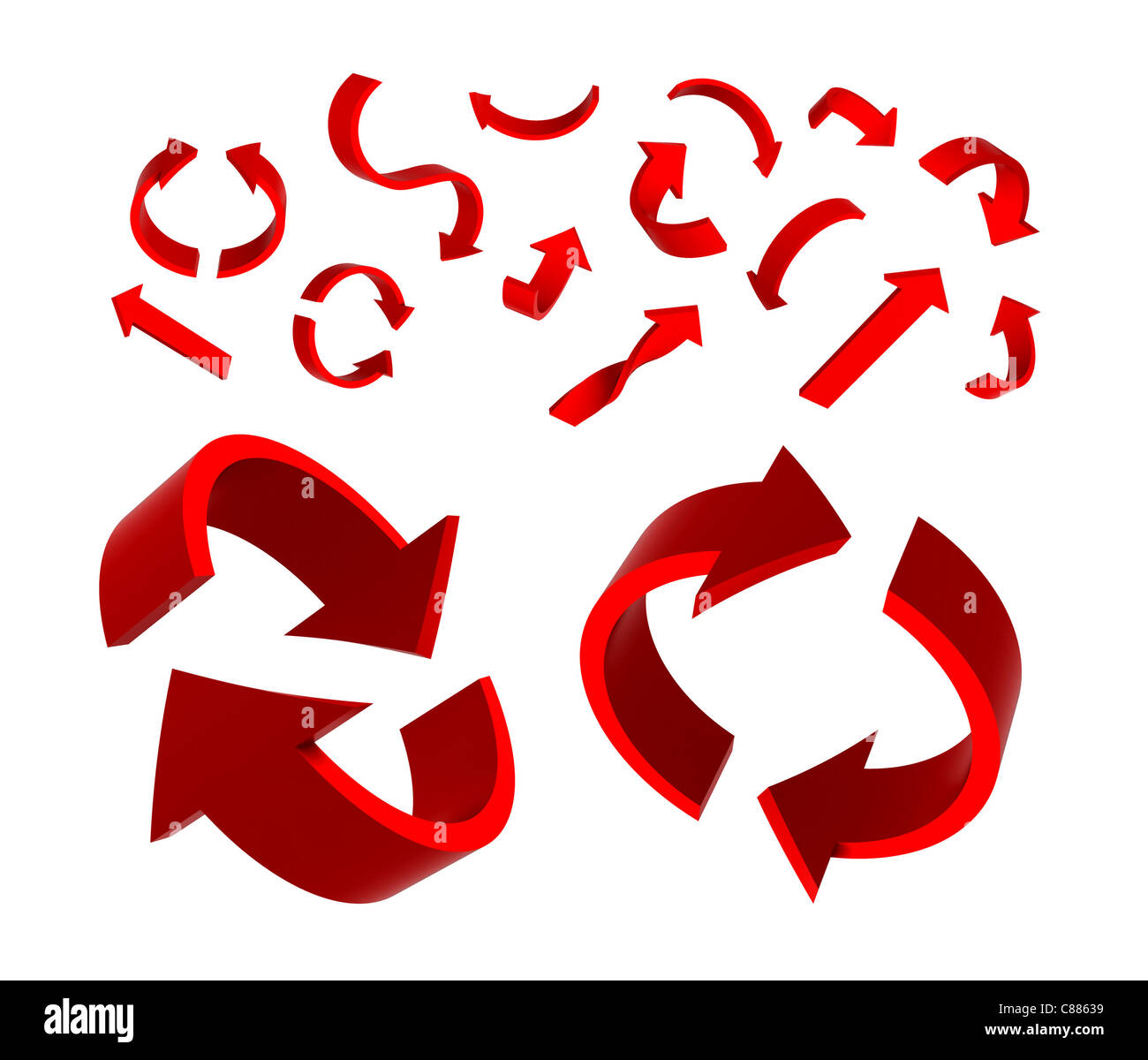 Extrude abstract background Cut Out Stock Images & Pictures - Alamy