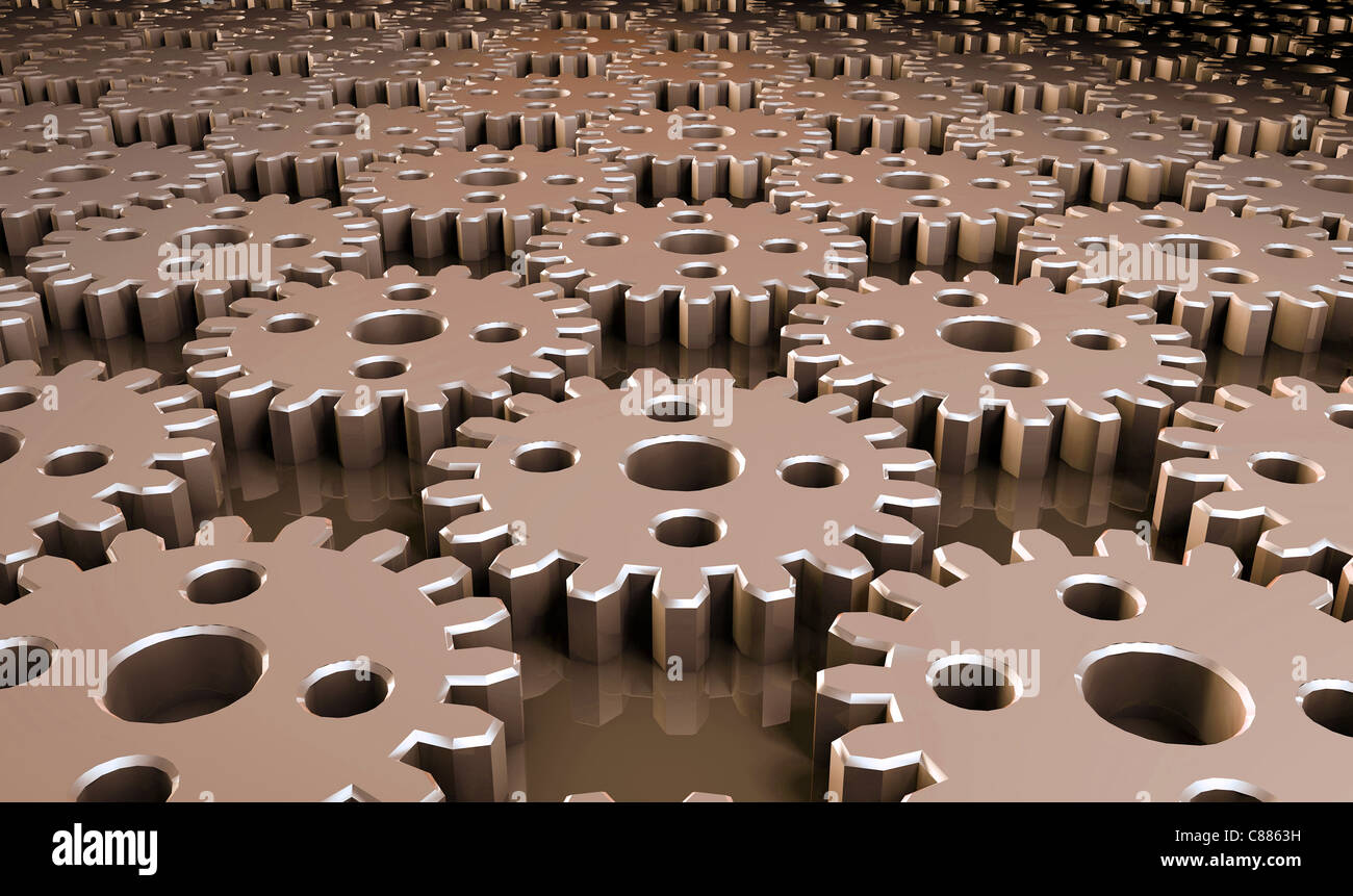 A Mechanical Engineering as Science Abstract Art Stock Photo - Alamy