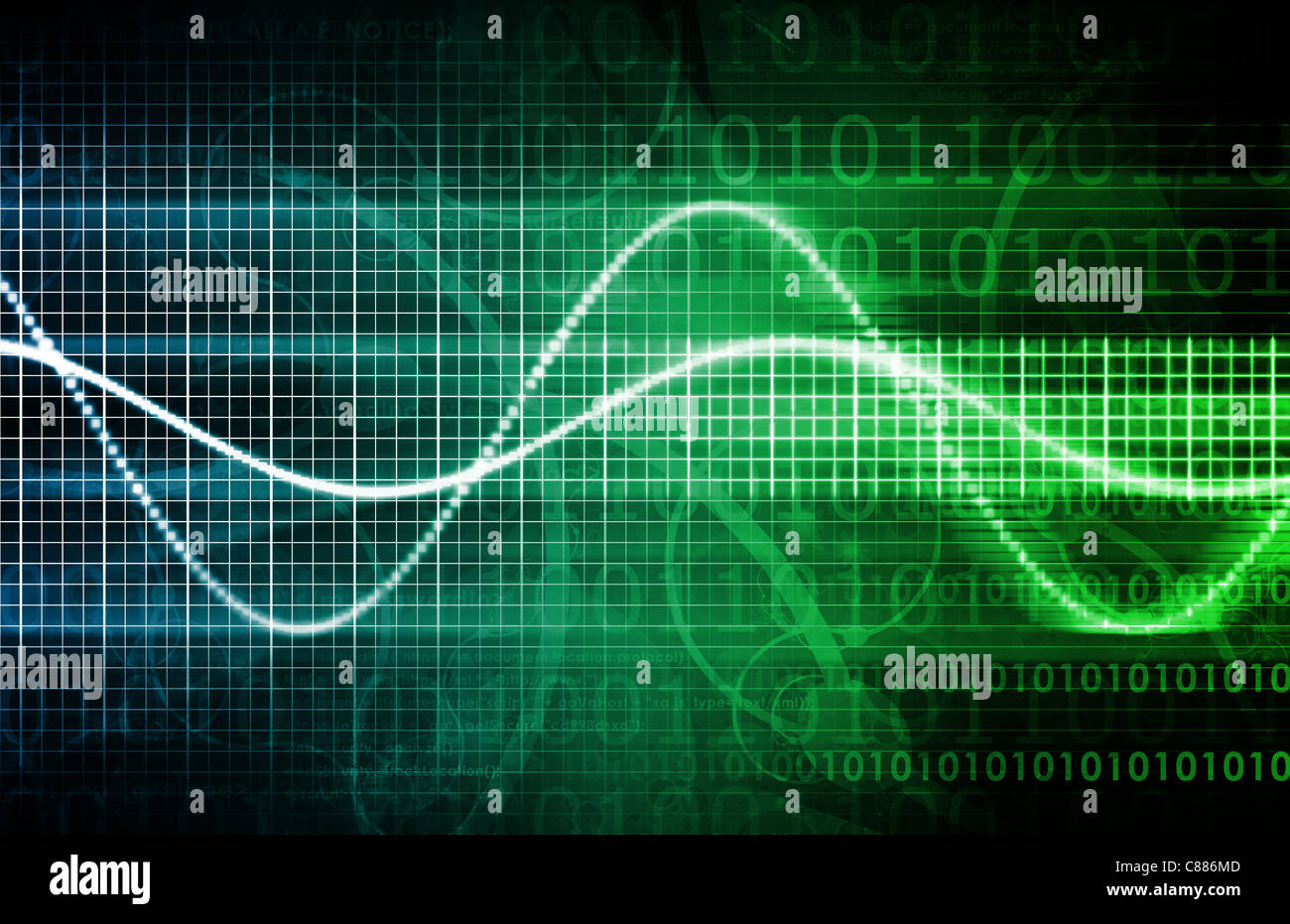 Abstract Background with a Technology Theme Art Stock Photo - Alamy