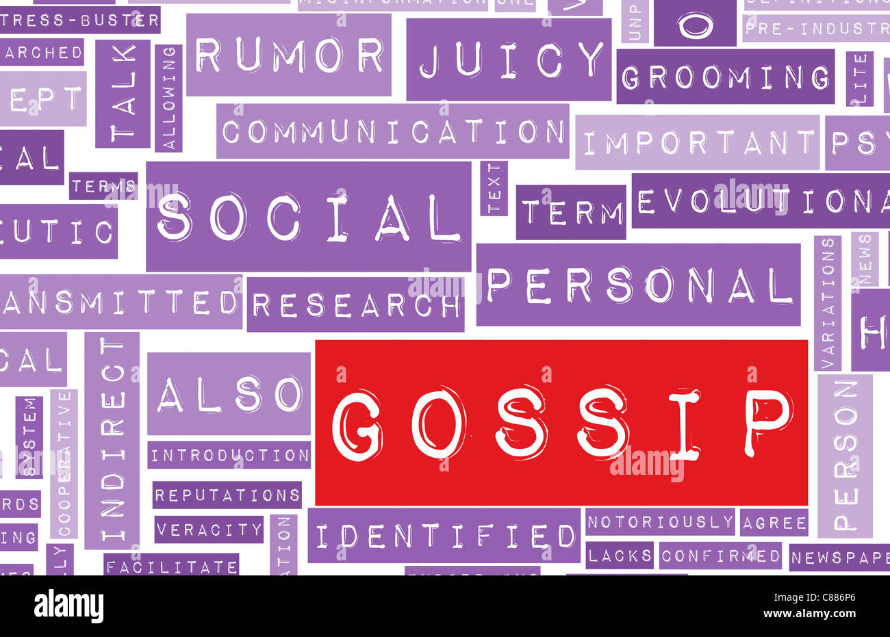 Gossip and Rumors as a Concept Background Stock Photo - Alamy
