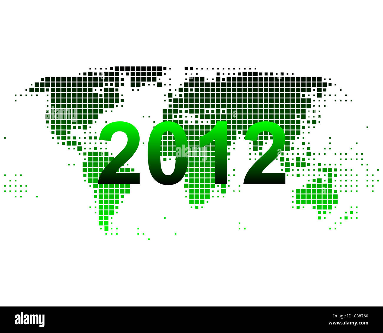 World map 2012 Stock Photo - Alamy