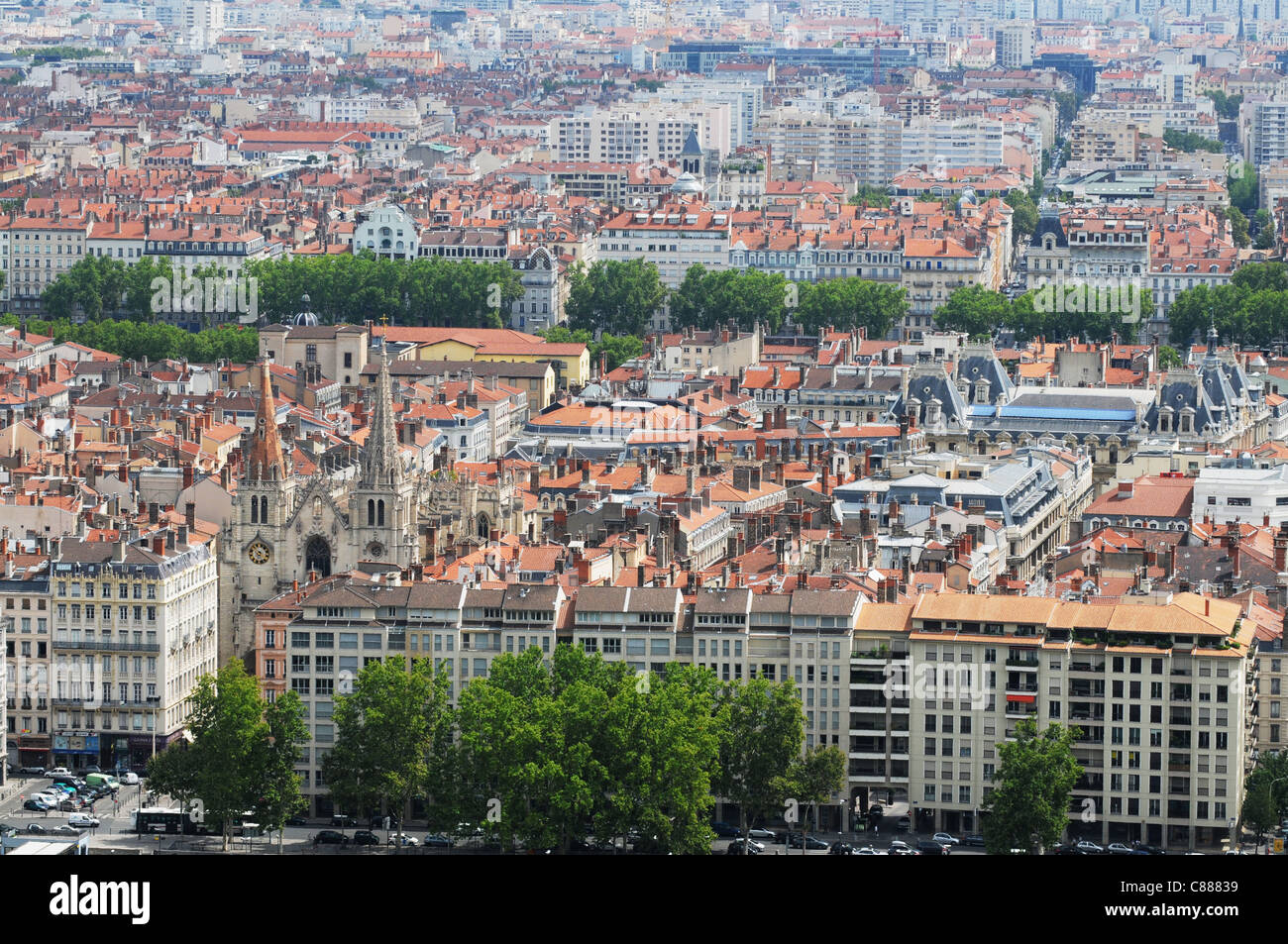 Lyon overview hi-res stock photography and images - Alamy