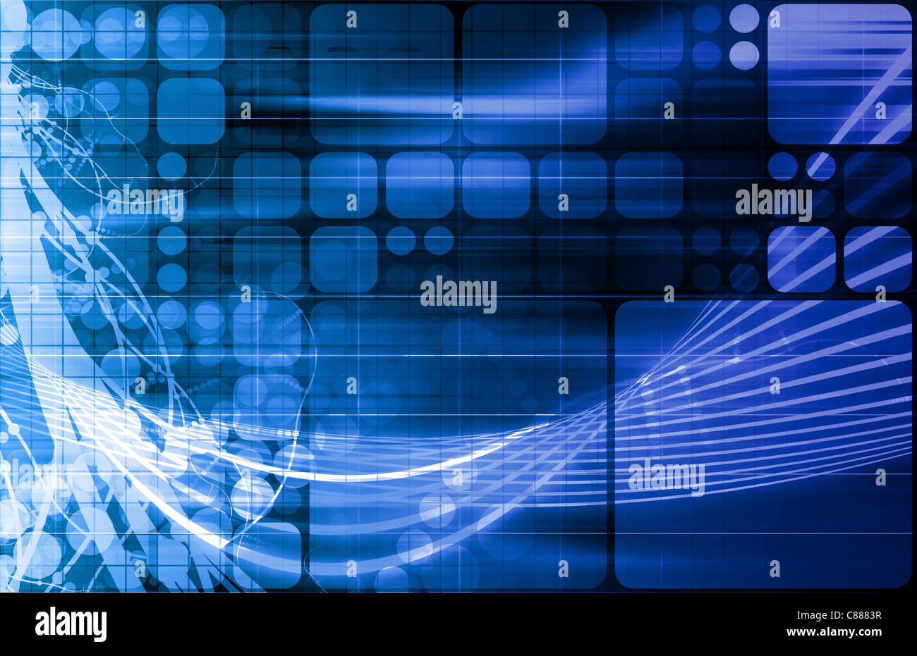 Science Technology Data as a Abstract Art Stock Photo - Alamy