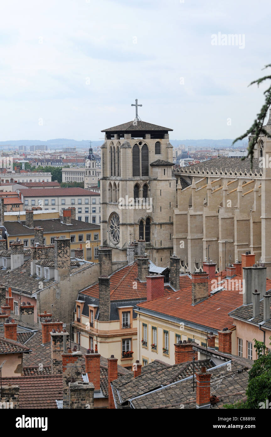 Vieux lyon aerial hi-res stock photography and images - Alamy
