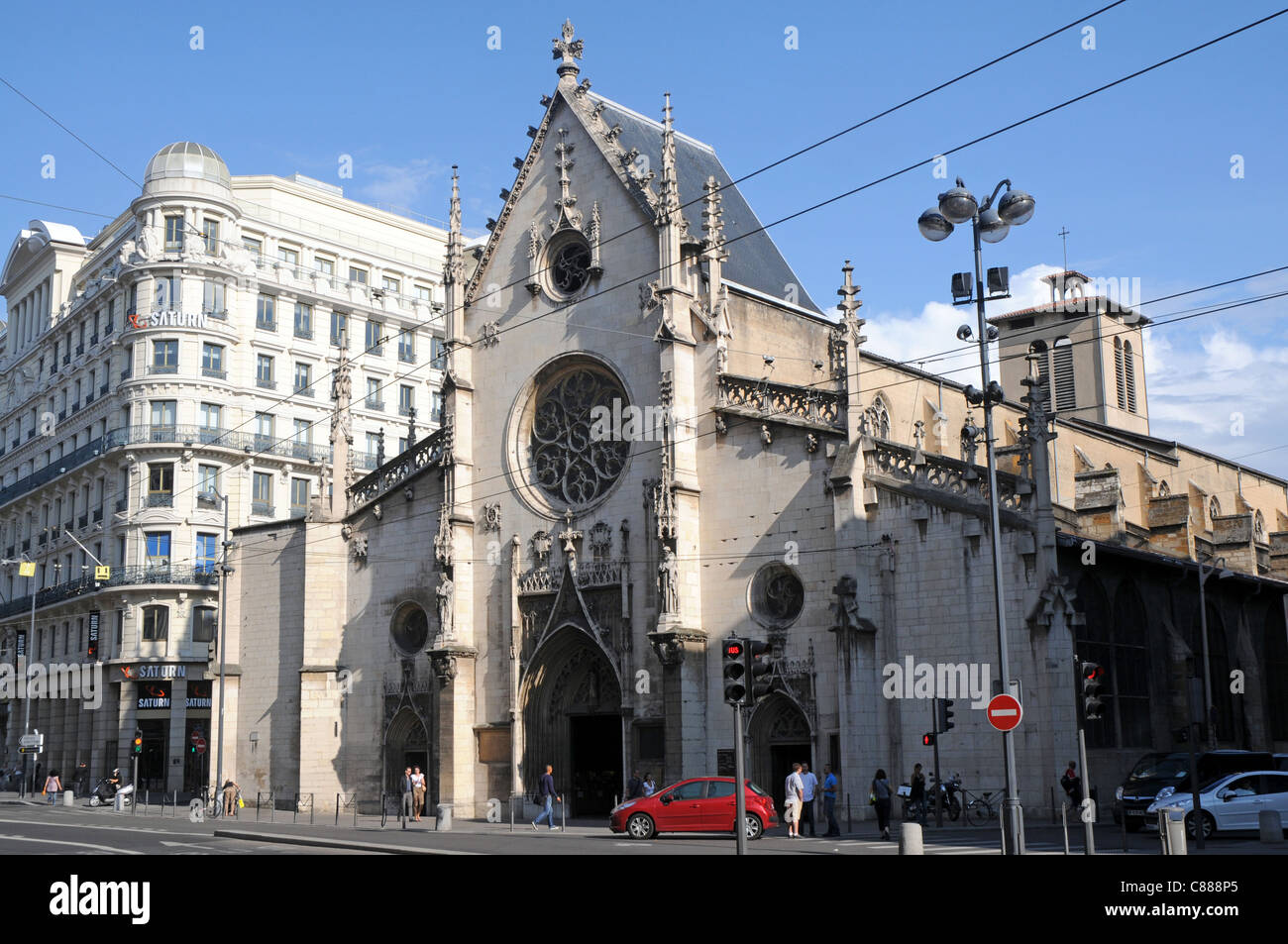 medieval Église Saint-Bonaventure church at Place des Cordeliers in ...