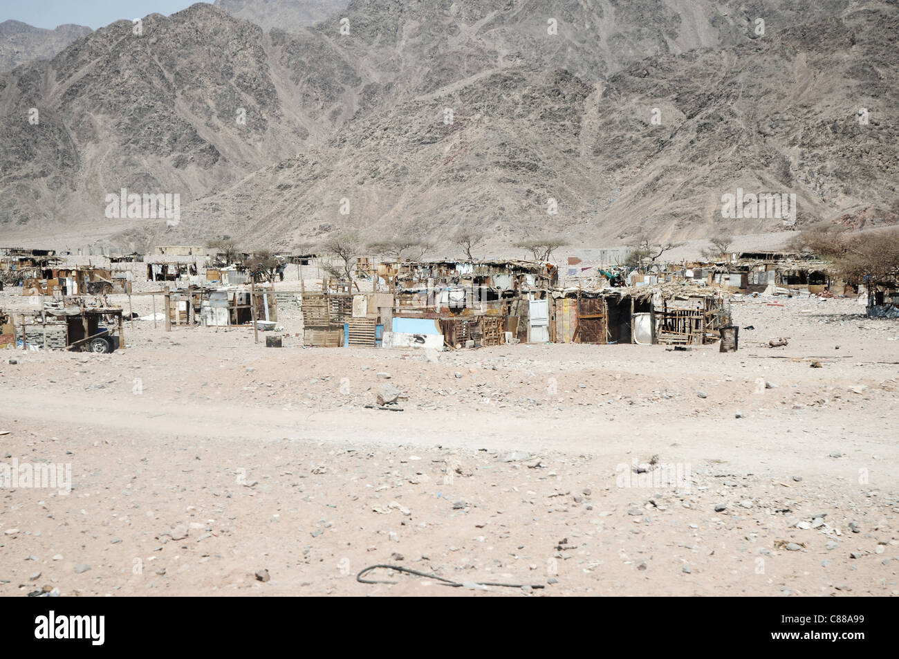 shanty town in Taba, Egypt Stock Photo - Alamy