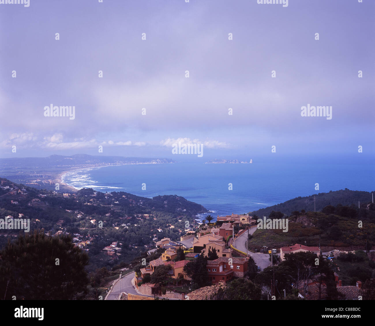 Pals beach from Begur,Catalonia,Spain Stock Photo - Alamy