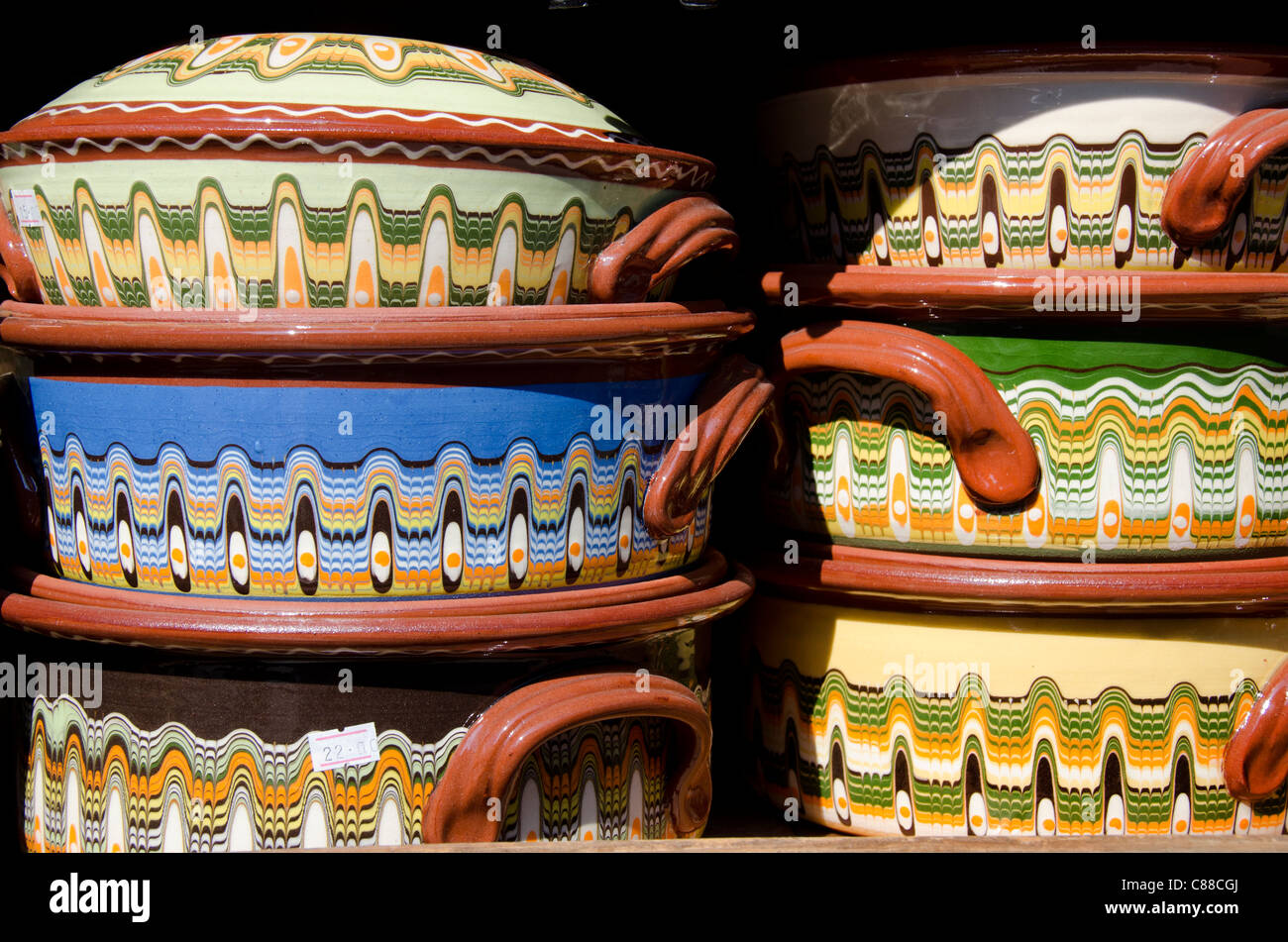 Bulgaria, Nessebur (aka Nessebar or Nesebar). Traditional Bulgarian ...