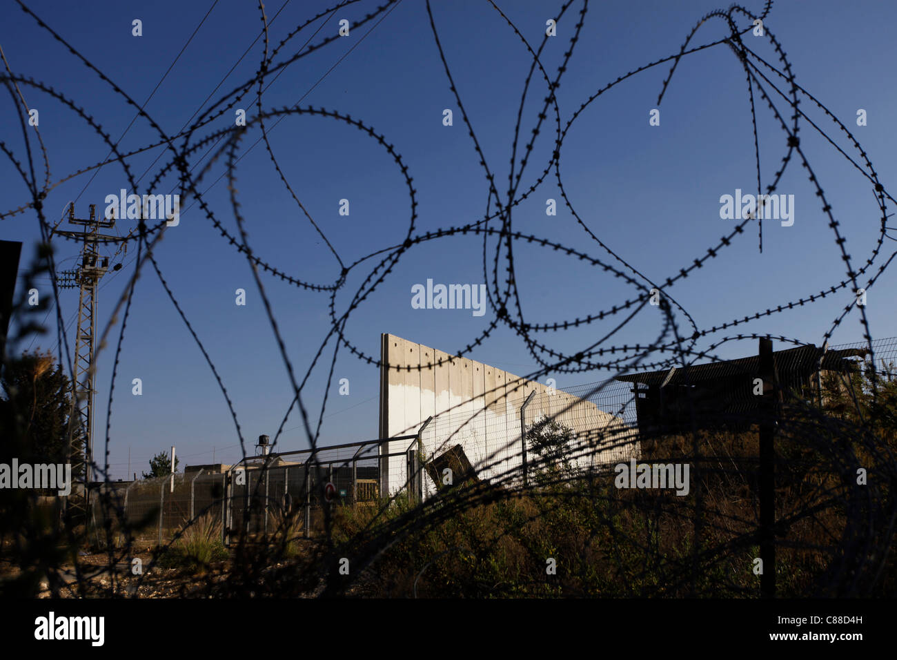Checkpoint Fence Separation Barrier In High Resolution Stock ...