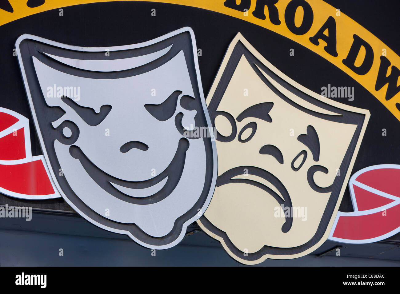 Comedy and tragedy masks hi-res stock photography and images - Alamy