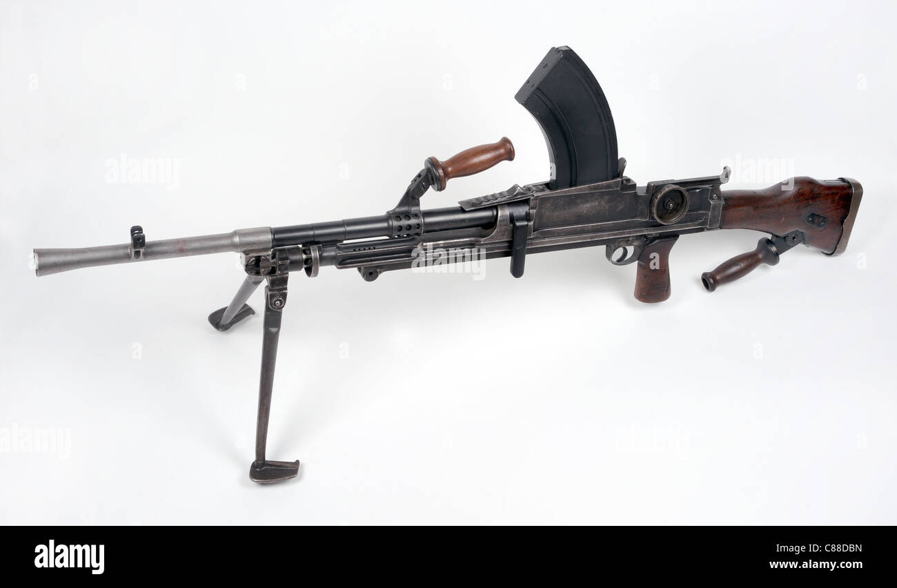 British .303 Bren gun, the mainstay of infantry section fire support ...