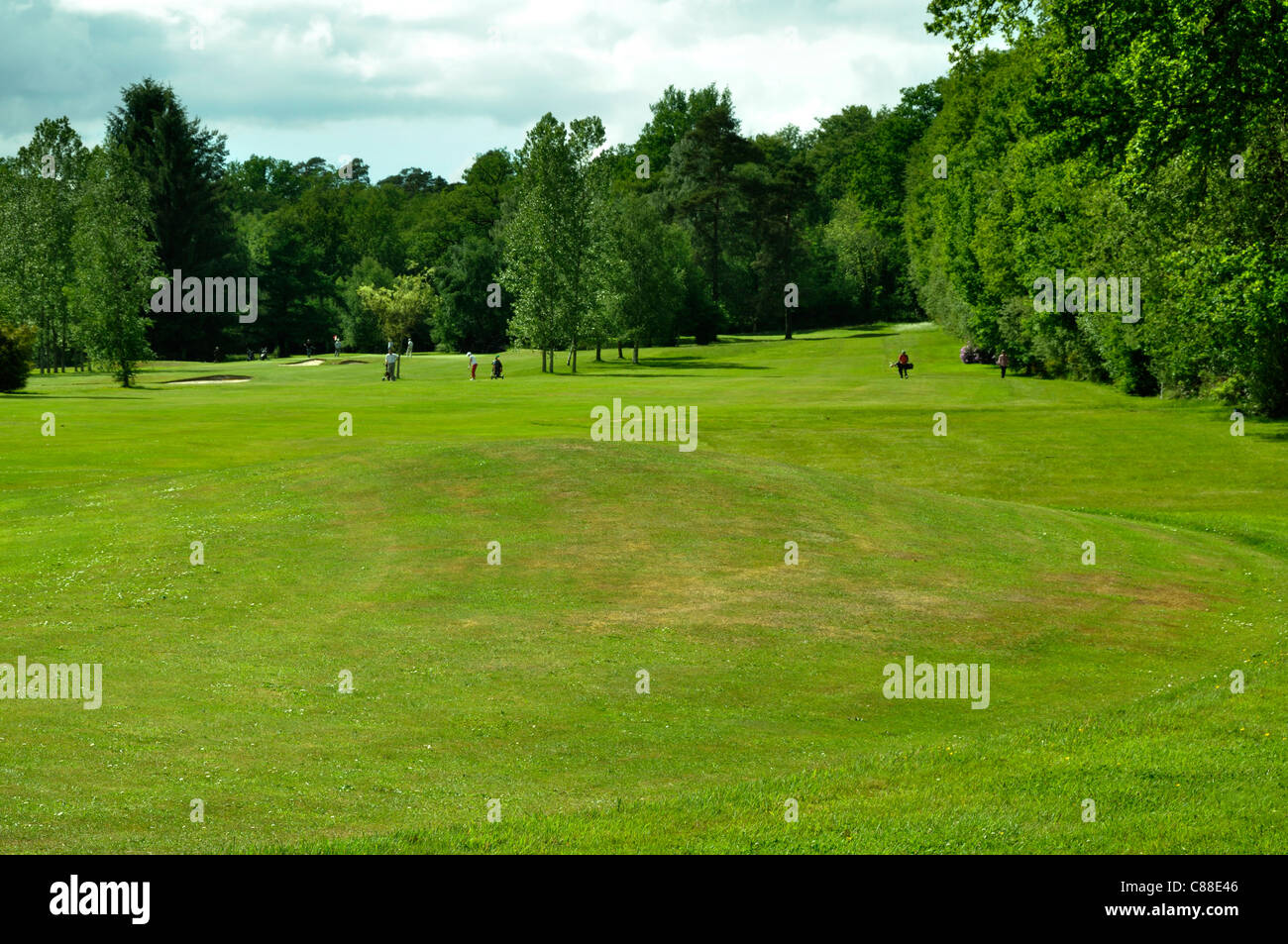 Golf course in Bagnoles de l'Orne (Normandy, France Stock Photo - Alamy