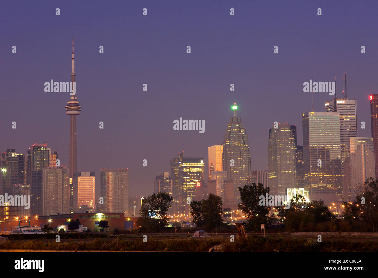 Toronto Skyline Early Morning Stock Photo - Alamy