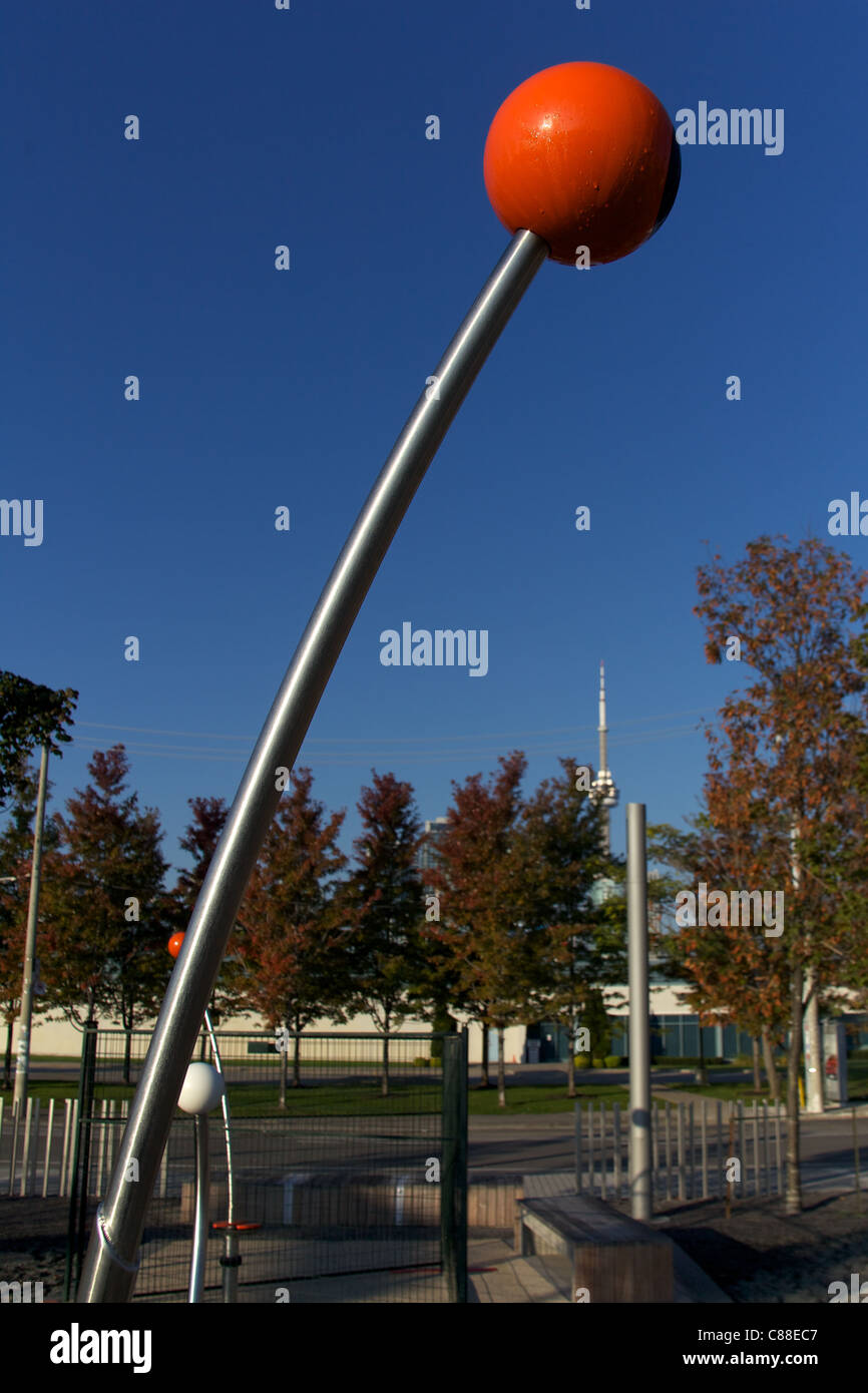Sphere at Sherbourne Park, Toronto Stock Photo - Alamy