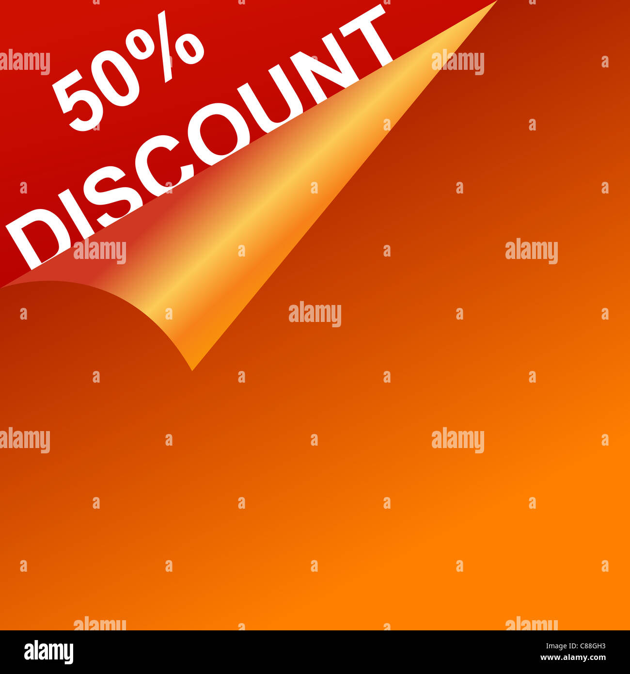 illustration of vector discount template Stock Photo - Alamy