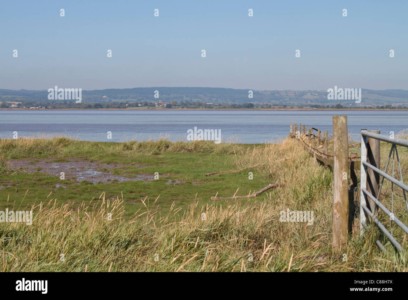 The Severn Estuary From Slimbridge Stock Photo - Alamy