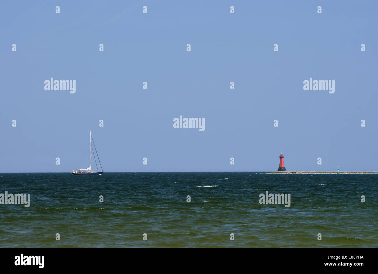 Gdansk lighthouse hi-res stock photography and images - Alamy