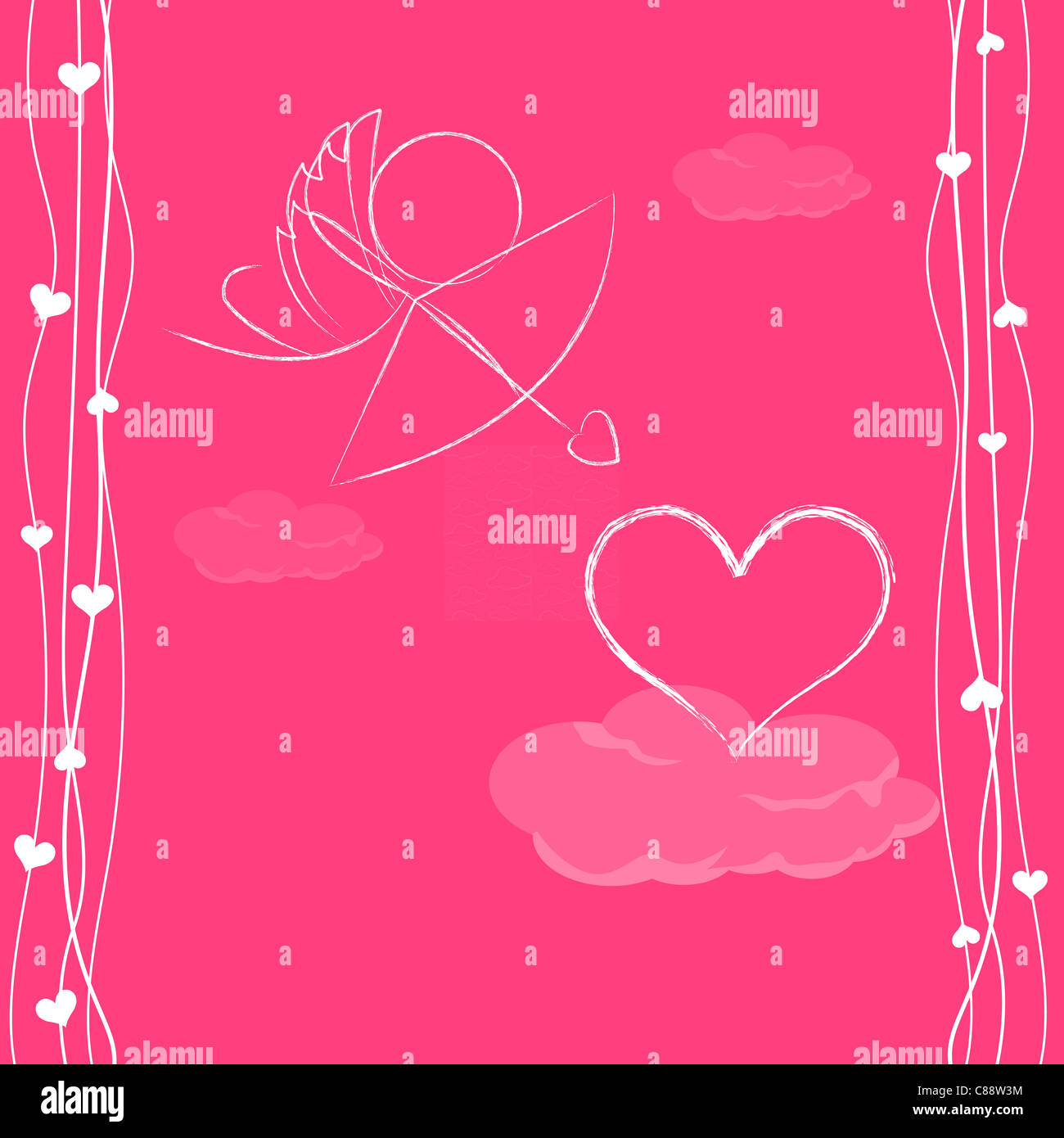 Child cupid cloud hi-res stock photography and images - Alamy