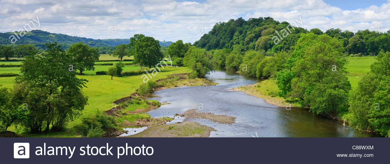 Towy River Valley Carmarthenshire Stock Photos & Towy River Valley ...
