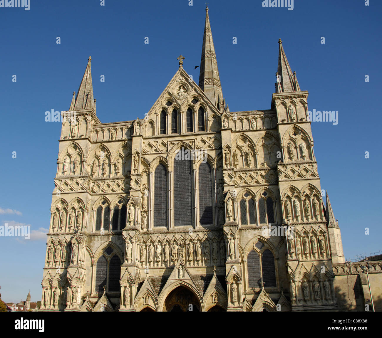 Salisbury cathedral clock hi-res stock photography and images - Alamy