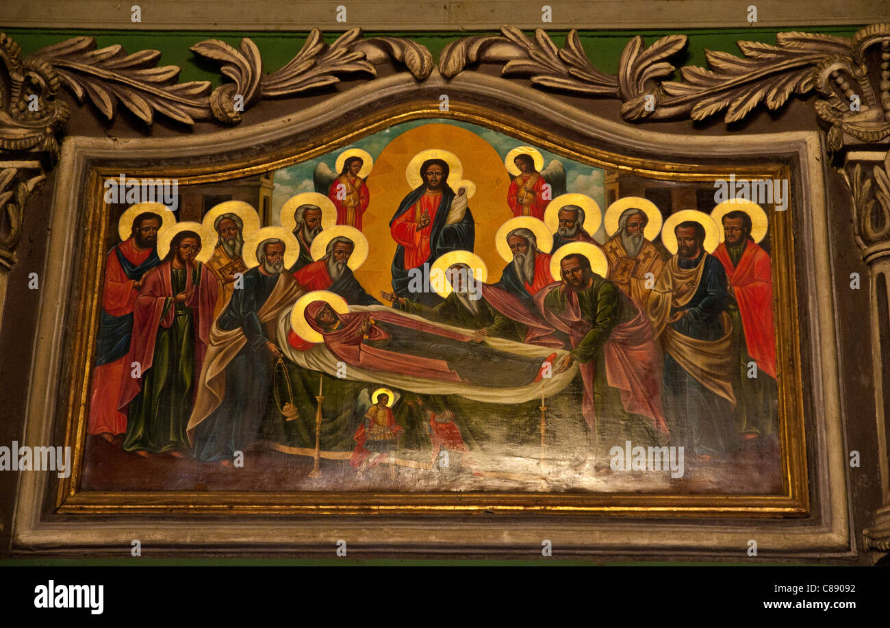 Church of Christ Panticrator Plovdiv Bulgaria icon painting Stock Photo ...