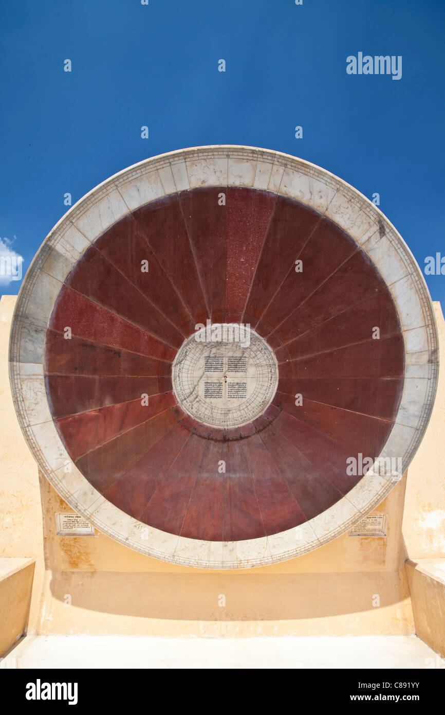 The Nadivalaya Yantra equatorial instrument at Jantar Mantar, The ...