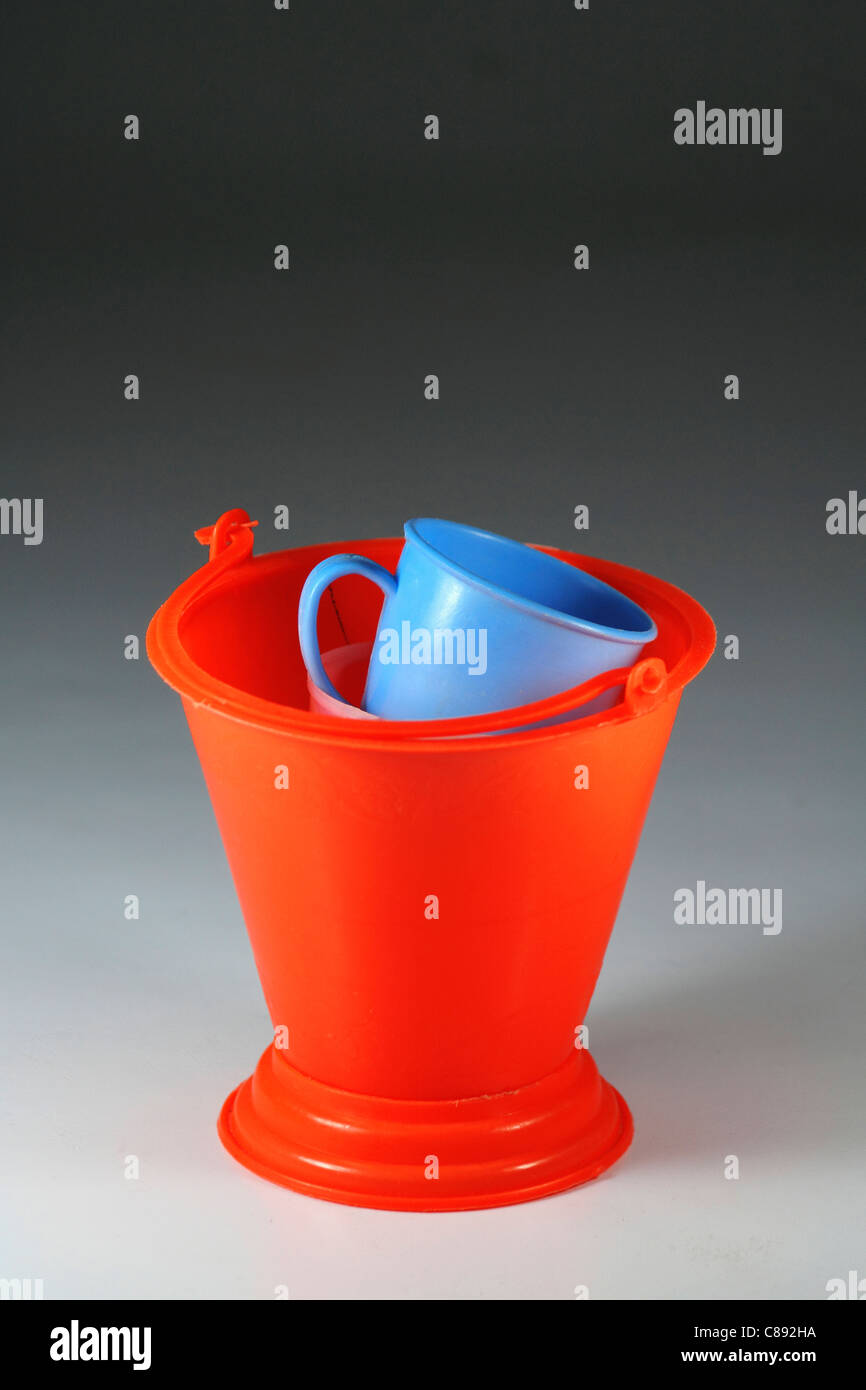 Plastic bucket and mug hi-res stock photography and images - Alamy