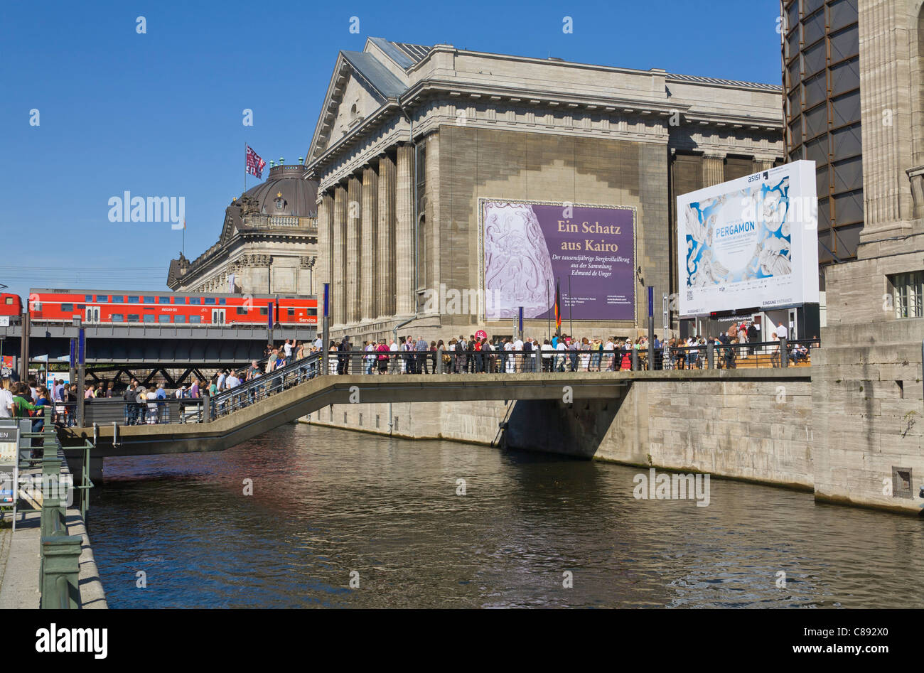 Pergamonmuseum and "Bode-Museum" at "Museum Island" with a local ...