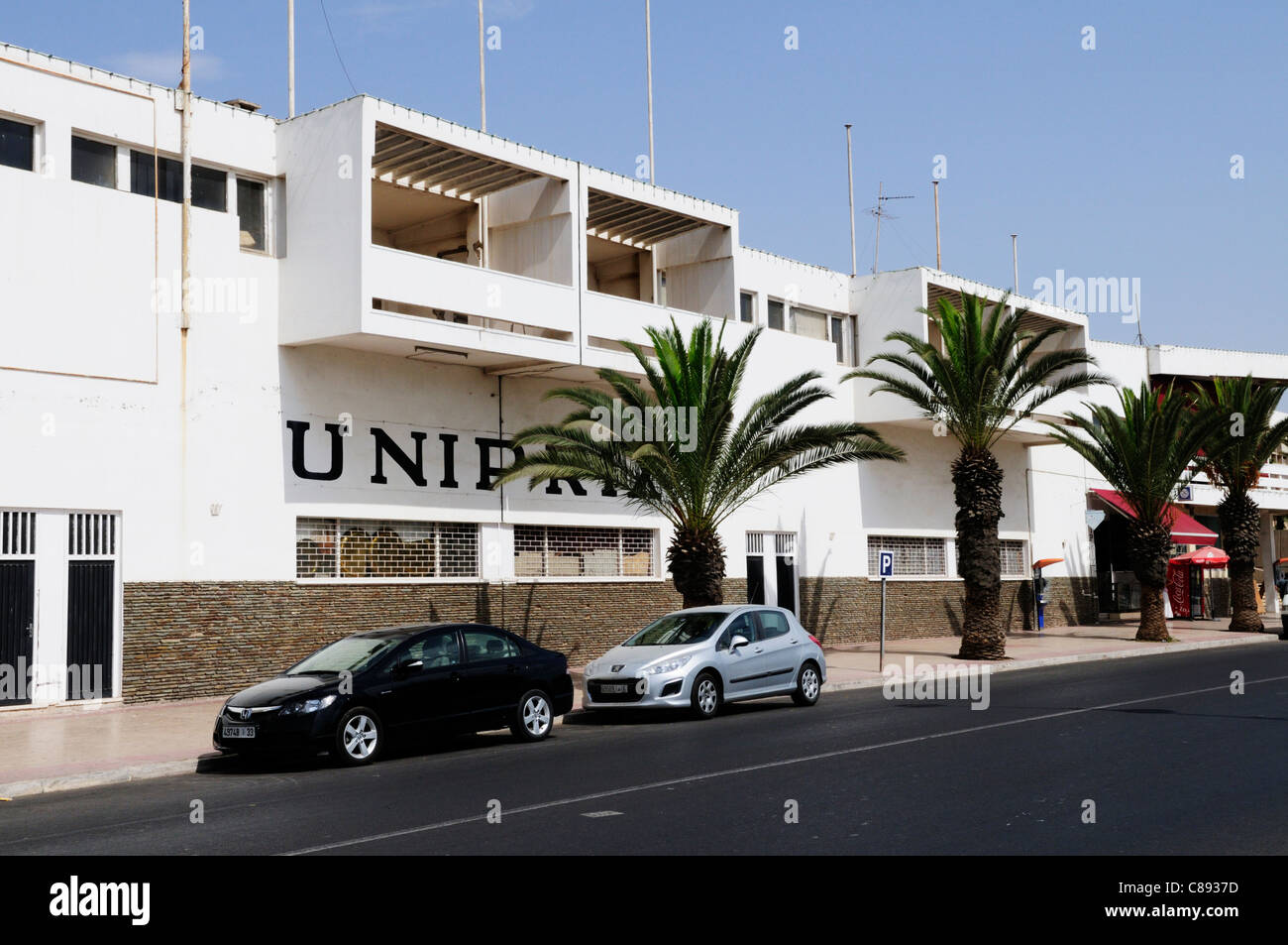 Uniprix Supermarket, Avenue Hassan II, Agadir, Morocco Stock Photo - Alamy