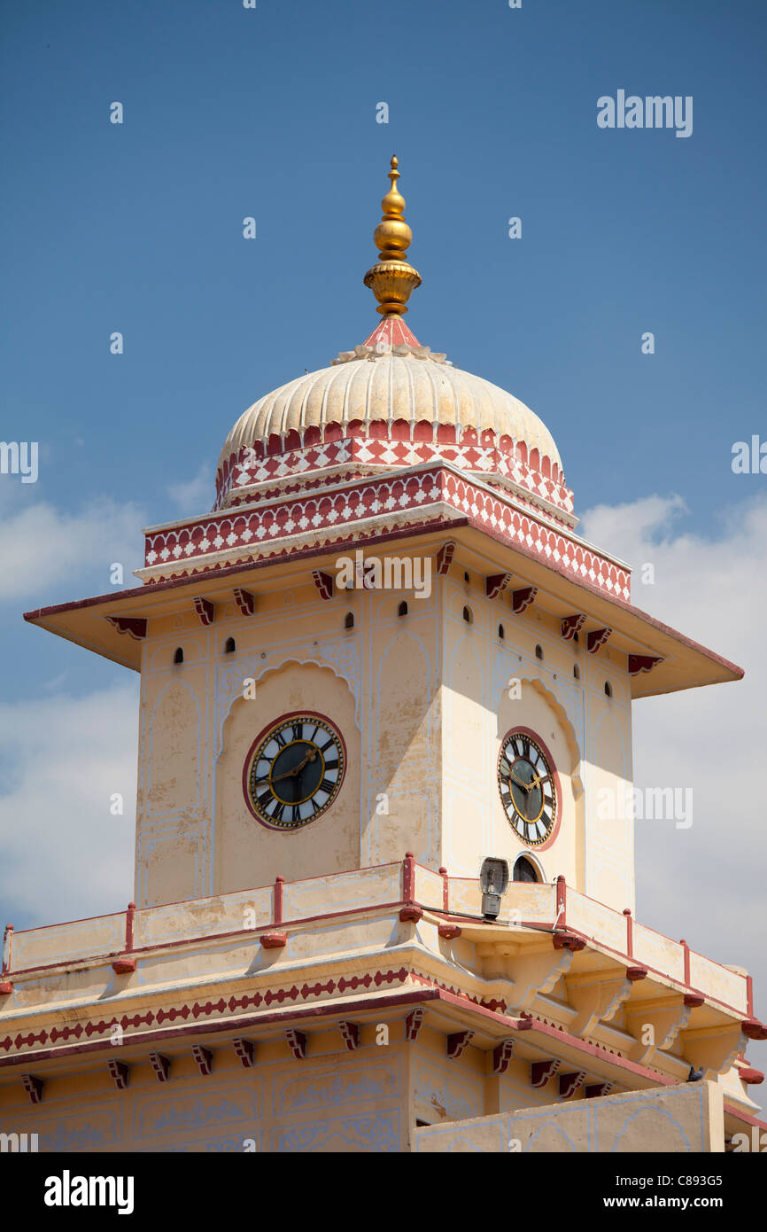 Clock Tower (20th Century) of stone and lime plaster at The Maharaja of ...