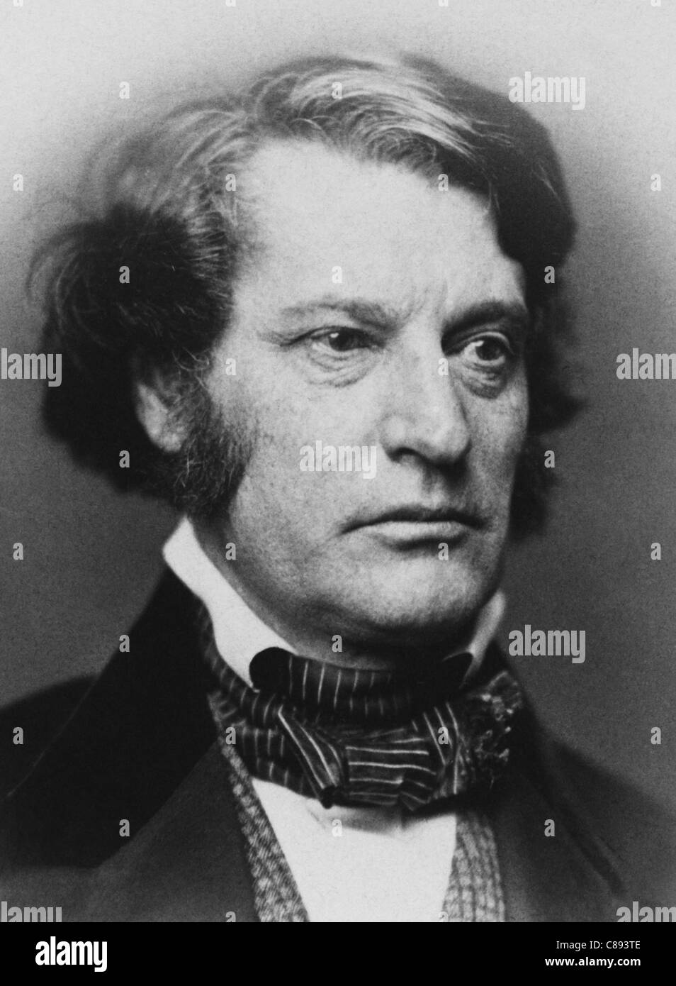 Vintage portrait photo of American politician Charles Sumner (1811 ...