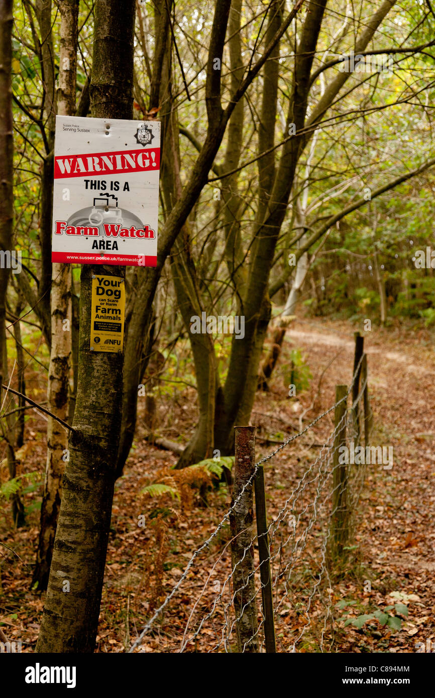 Park farm sign hi-res stock photography and images - Alamy